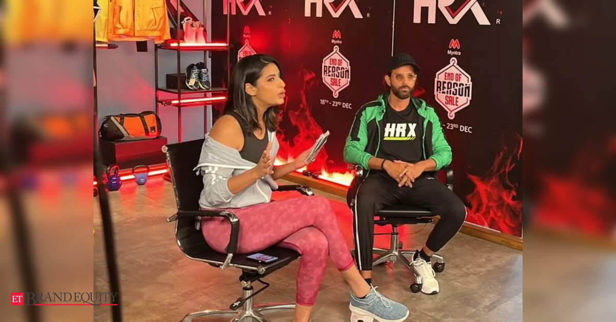 Hrithik Roshan introduces brand-led live shopping for HRX on Myntra ...
