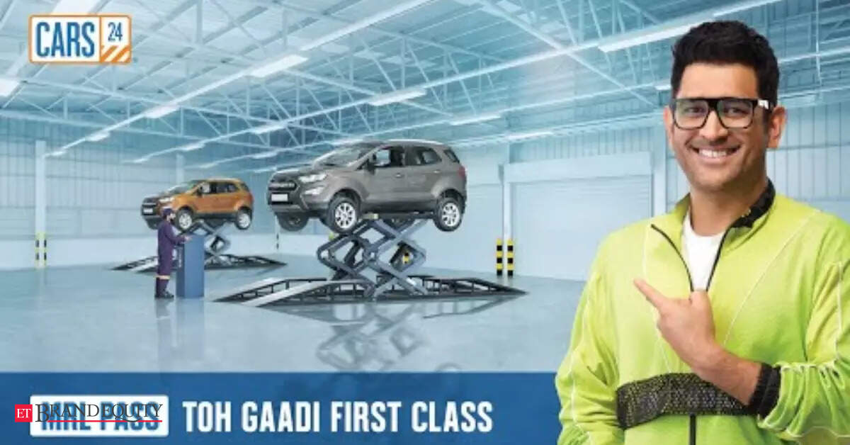 cars24 ms dhoni: MS Dhoni becomes a rapper in Cars24's latest ad ...
