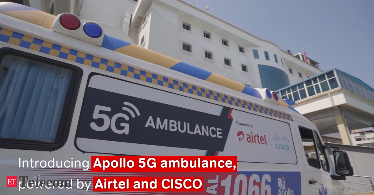 BHarti Airtel: Airtel partners Apollo Hospitals, Cisco to demonstrate 5G connected ambulance ...