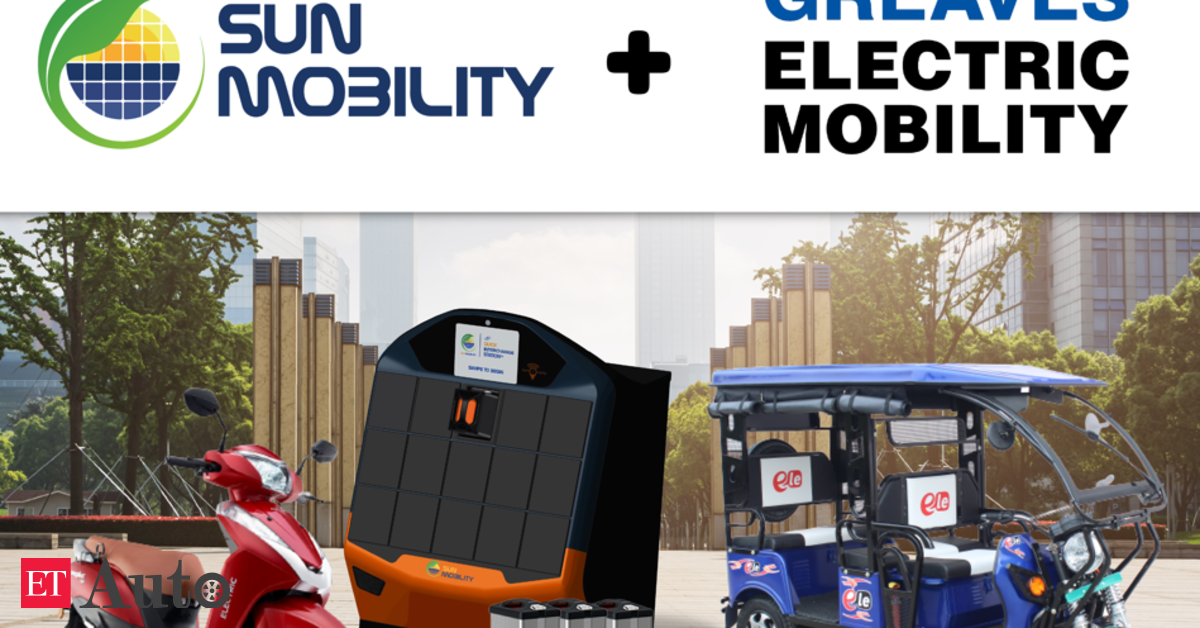 Battery Swapping: SUN Mobility partners with Greaves Electric Mobility ...