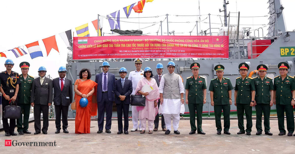 India hands over 12 high-speed Guard Boats to Vietnam under USD 100 ...
