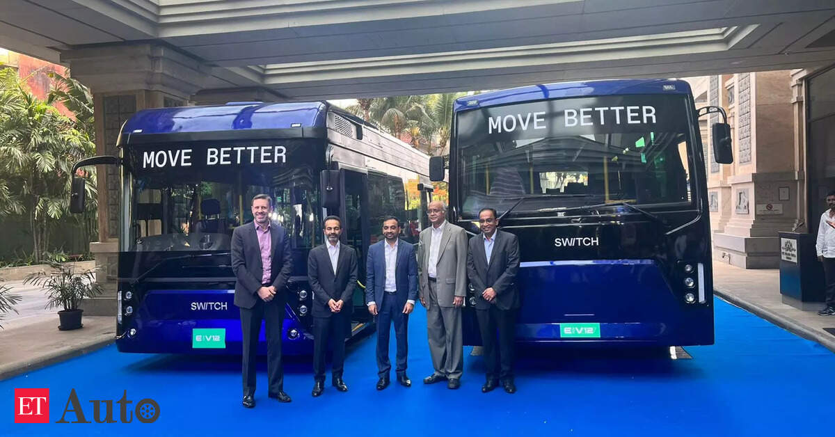 Switch Mobility Bus Launch In India: Switch Mobility launches new e-bus ...