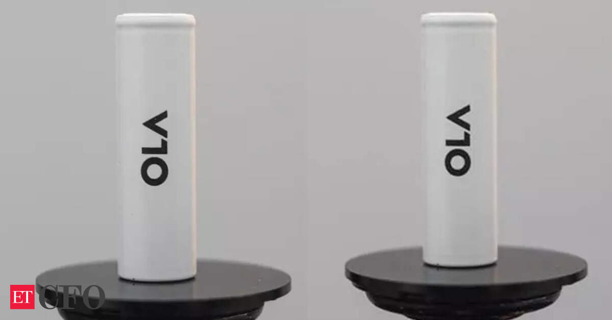 Ola Electric unveils indigenously made Li-ion cell, CFO News, ETCFO