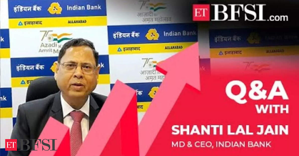 Shanti Lal Jain: Indian Bank's loan growth will be better than last ...