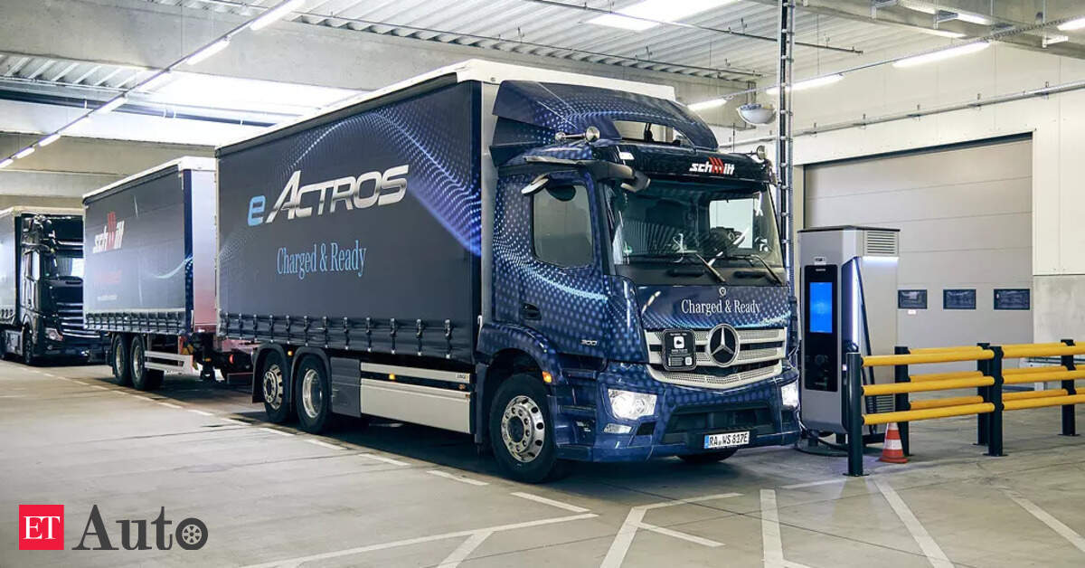 EActros: Battery-powered 40 ton eActros now on the road for a new phase ...