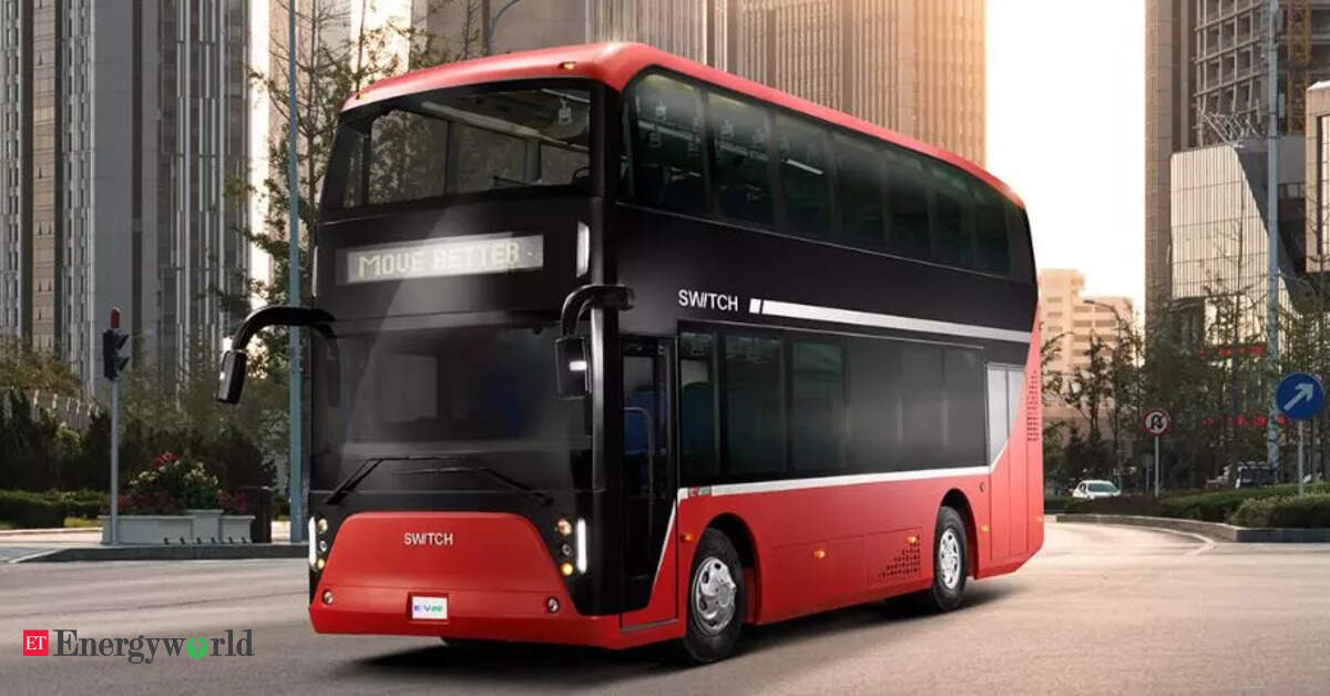 switch: Switch Mobility unveils country's first electric double-decker ...