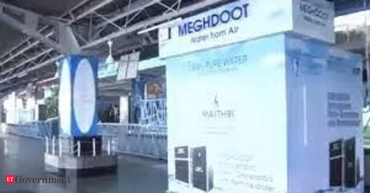 Meghdoot: Indian Railways sets up 'Meghdoot' atmospheric water ...