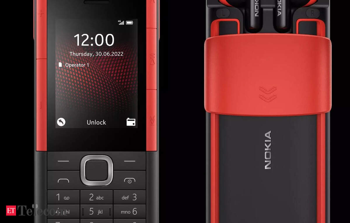 Nokia unveils feature phone with in-built wireless earbuds in India, ET ...