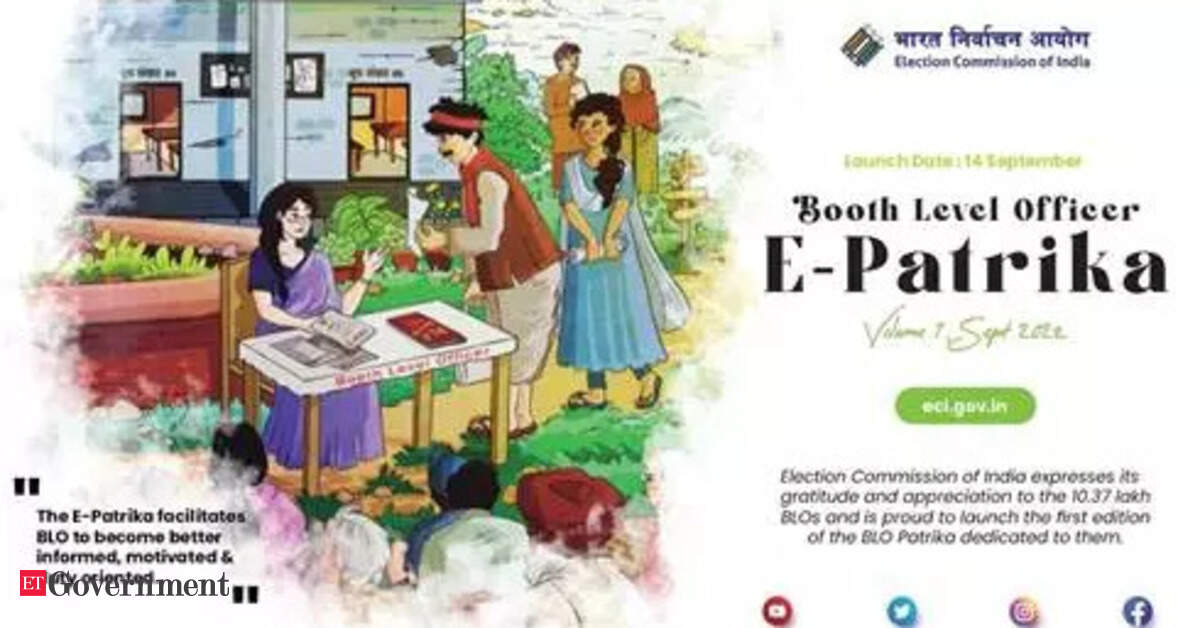 ECI launches BLO e-Patrika to establish direct communication with booth ...