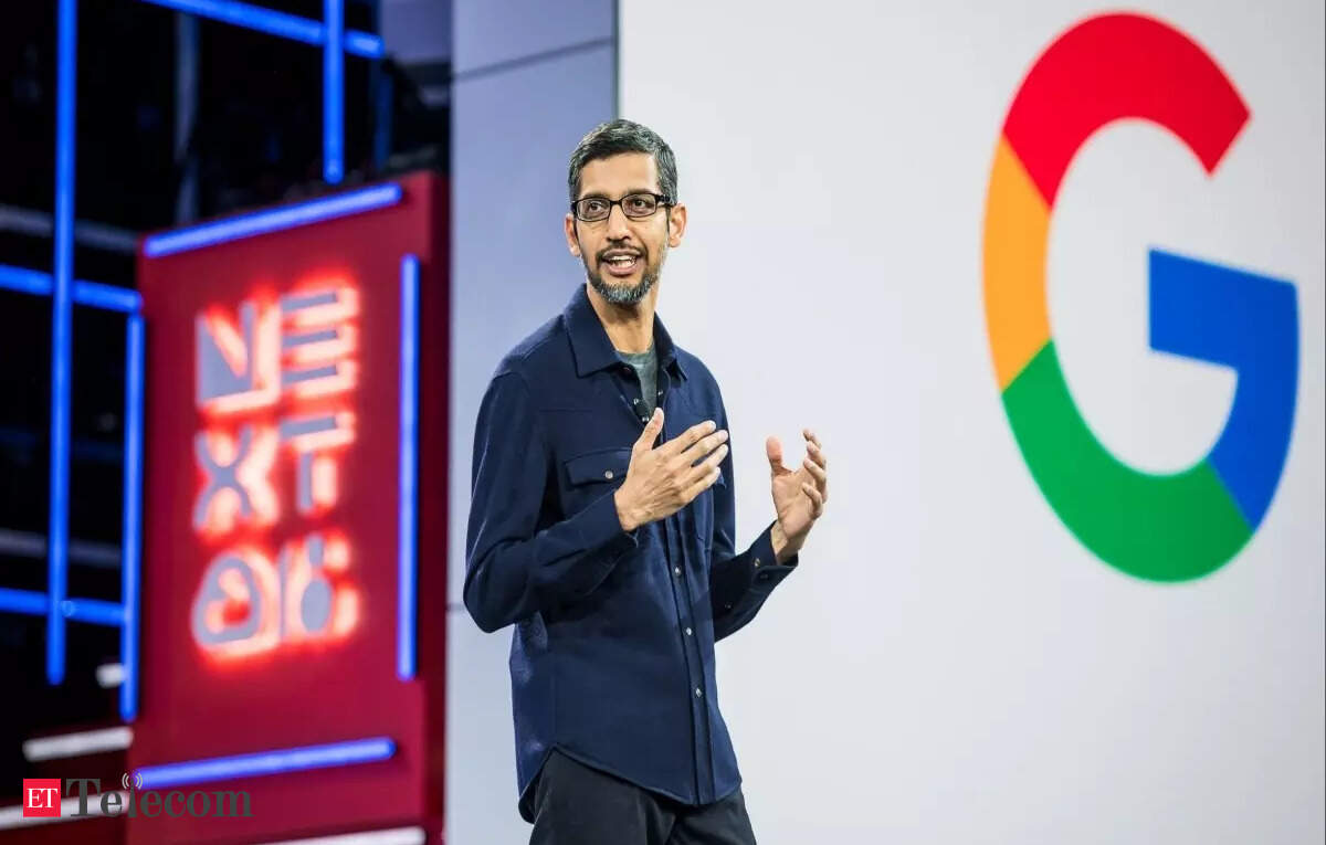 In a first, Google CEO visits Indian Embassy, Telecom News, ET Telecom
