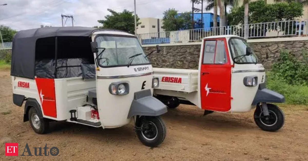 Erisha E Mobility launches 3 types of EVs, and charging stations, Auto ...