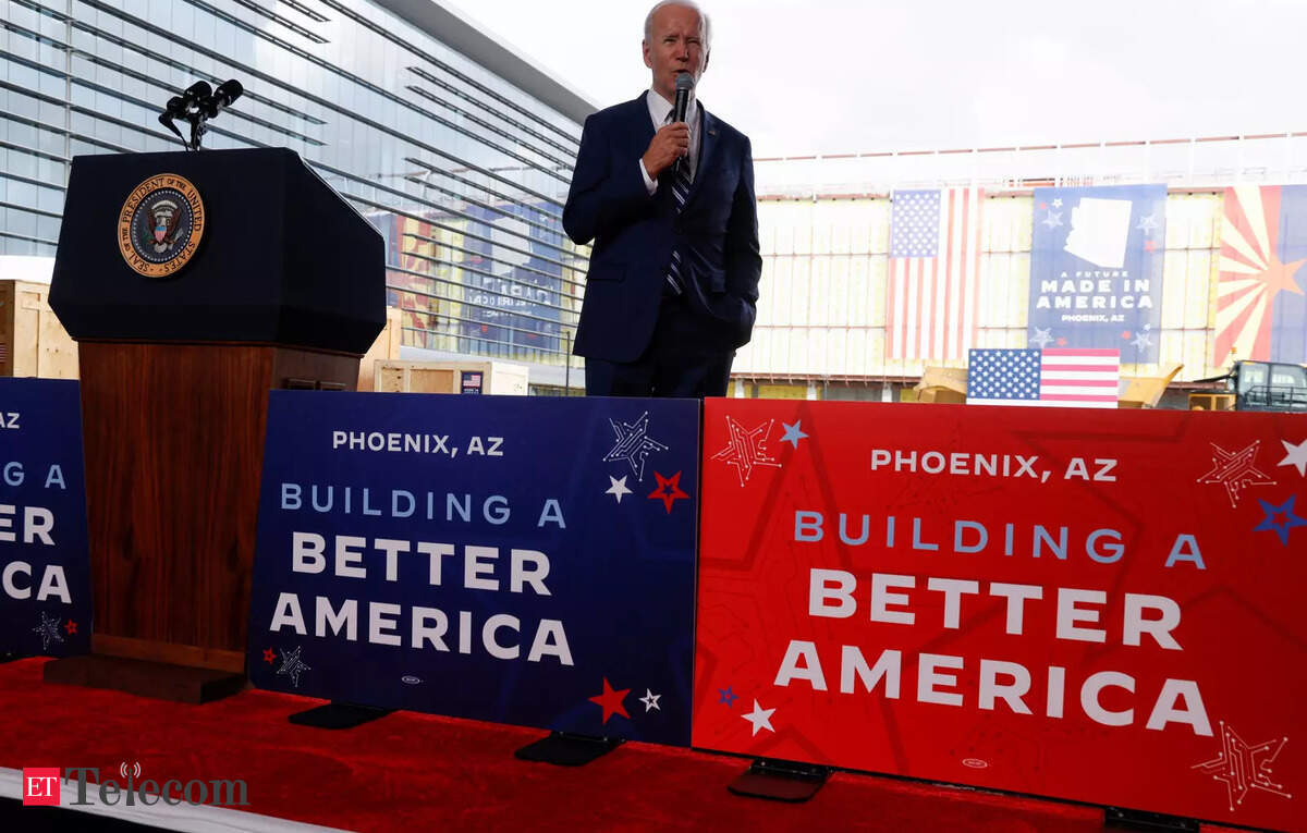 TSMC triples Arizona chip plant investment, Biden hails project, ET Telecom