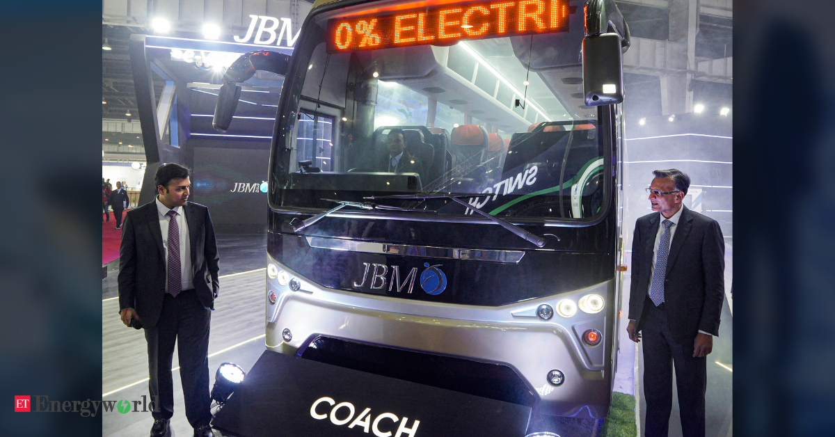 JBM Auto launches electric luxury coach 'Galaxy', Energy News, ET ...