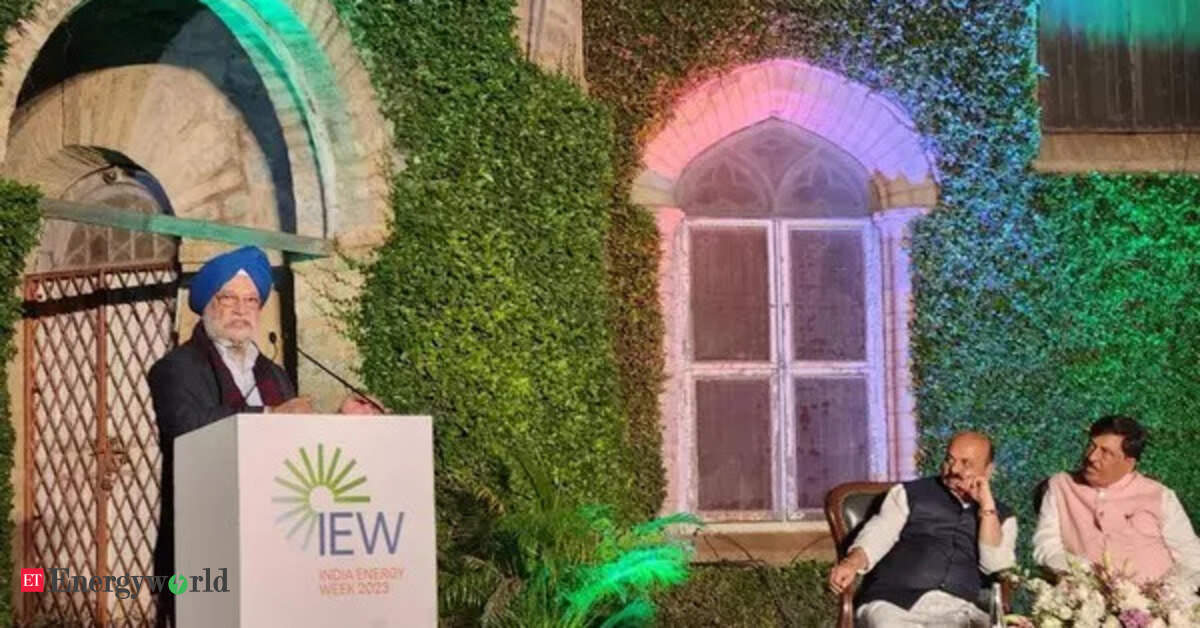 India to host India Energy Week 2023 from Feb 6 at the Bengaluru ...