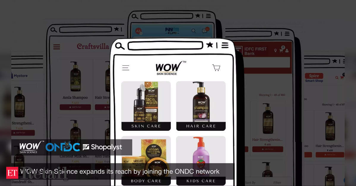 D2C brand WOW Skin Science joins ONDC network, ETRetail