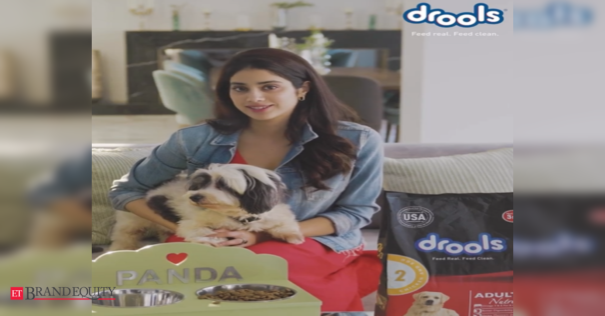 Janhvi Kapoor addresses irks of pet parents with Drools, ETBrandEquity